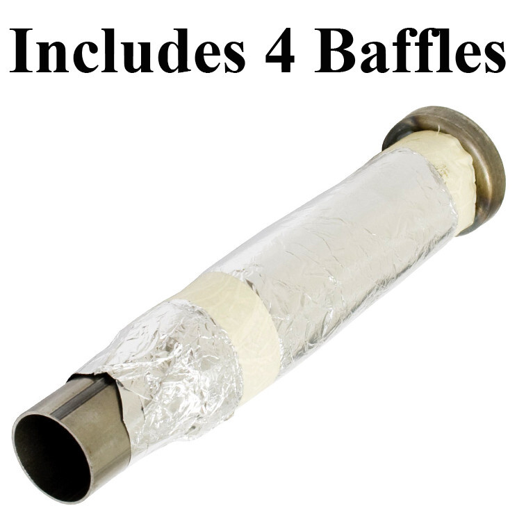 Empi 18-1047 Bugpack Stainless Steel Mega Dual Exhaust W/Baffles. Fits ...