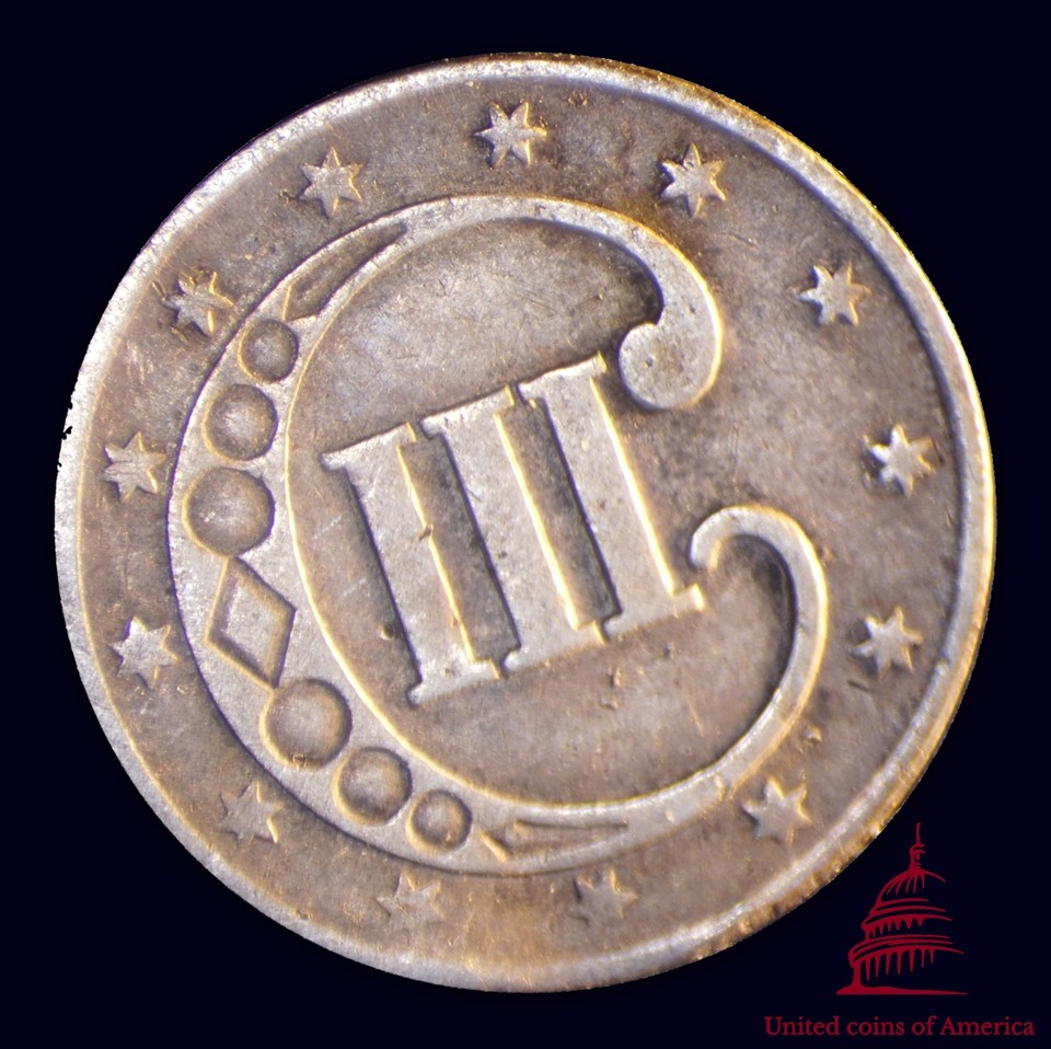 1852 Silver 3 Cents | eBay