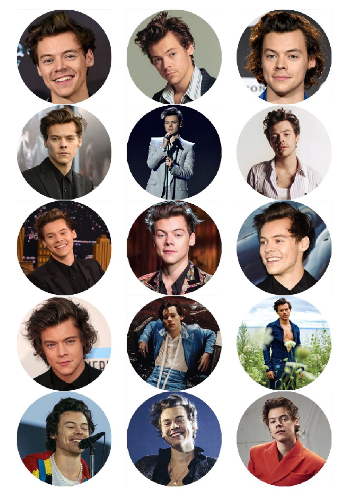 One Direction Cupcake Toppers