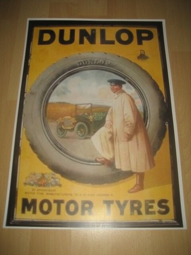 Dunlop Tires Advertising Sign No. 2 | eBay