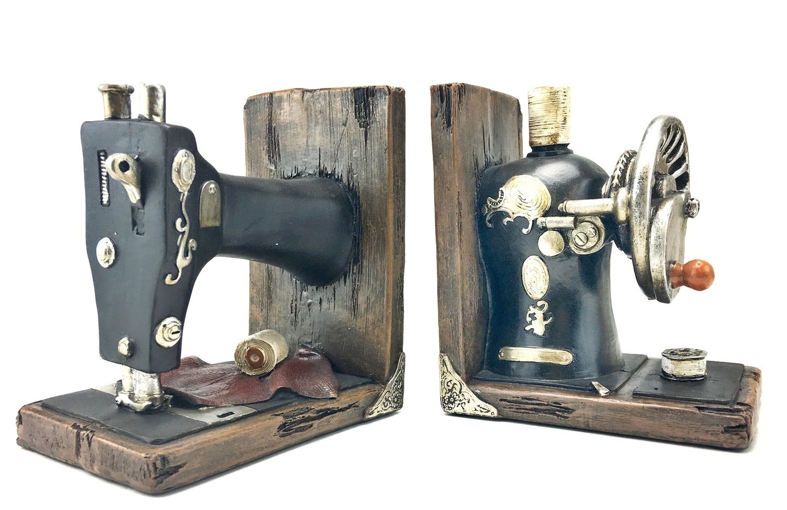 Bellaa 21383 Sewing Machine Bookends Vintage Style 6 Inch Tall for sale ...