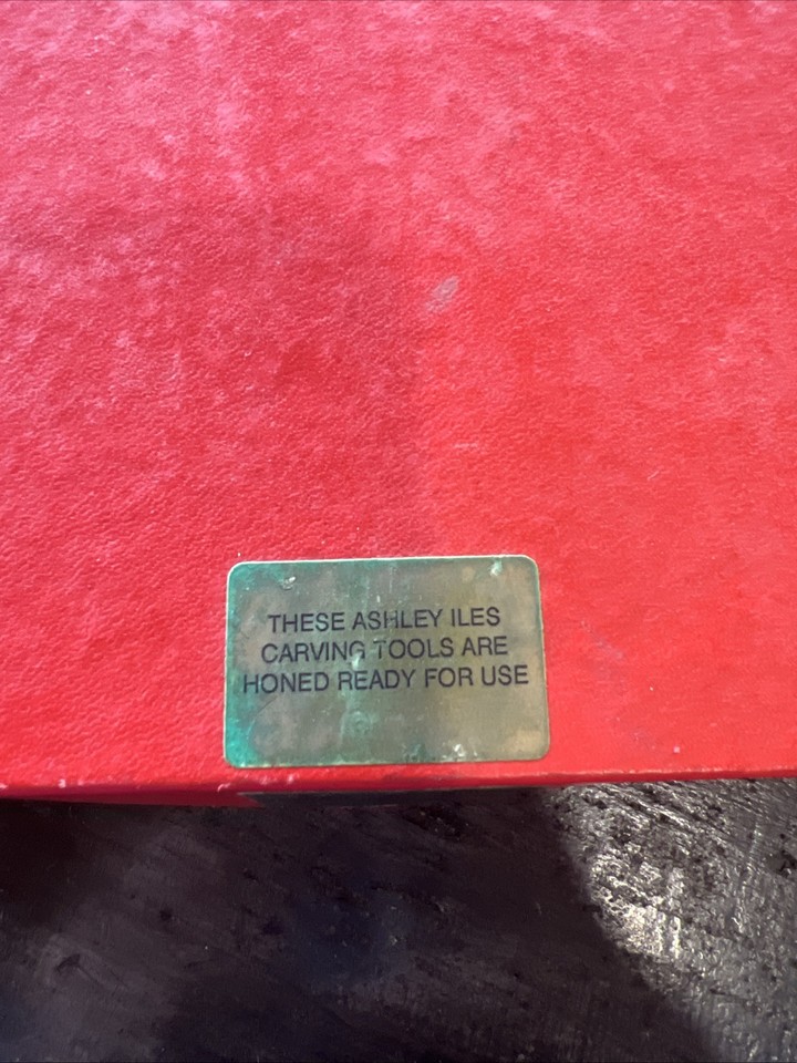 Vintage Ashley Iles Wood Carving Tool set 5pcs Plus One Other Marked ...