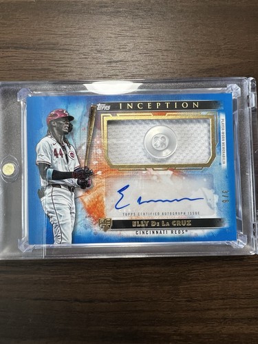 2024 Topps Inception Elly De La Cruz Rookie Patch Auto /6 | eBay
