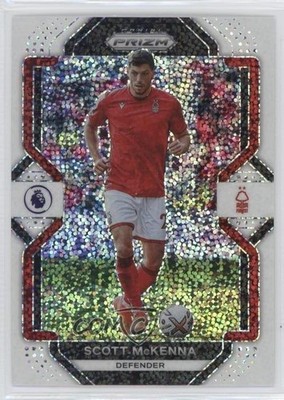 2022-23 Panini Prizm Premier League White Sparkle Scott McKenna #146 ...