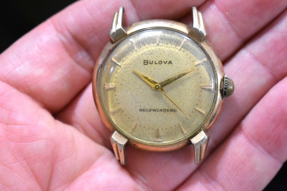 Vintage 1953 L3 Bulova Selfwinding 10KGF 34.20mm Case Wrist Watch Runs ...