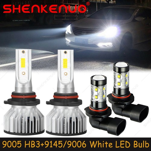 For Lexus ES330 2005-2006 White LED Headlights Bulbs High Beam Fog ...