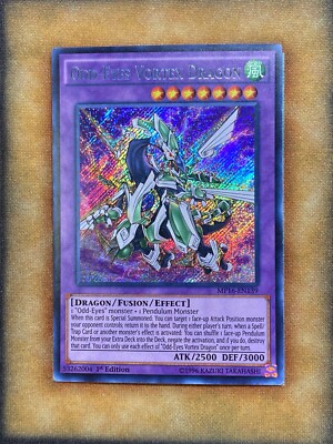 Yugioh Odd-Eyes Vortex Dragon MP16-EN139 Secret Rare 1st Ed LP | eBay