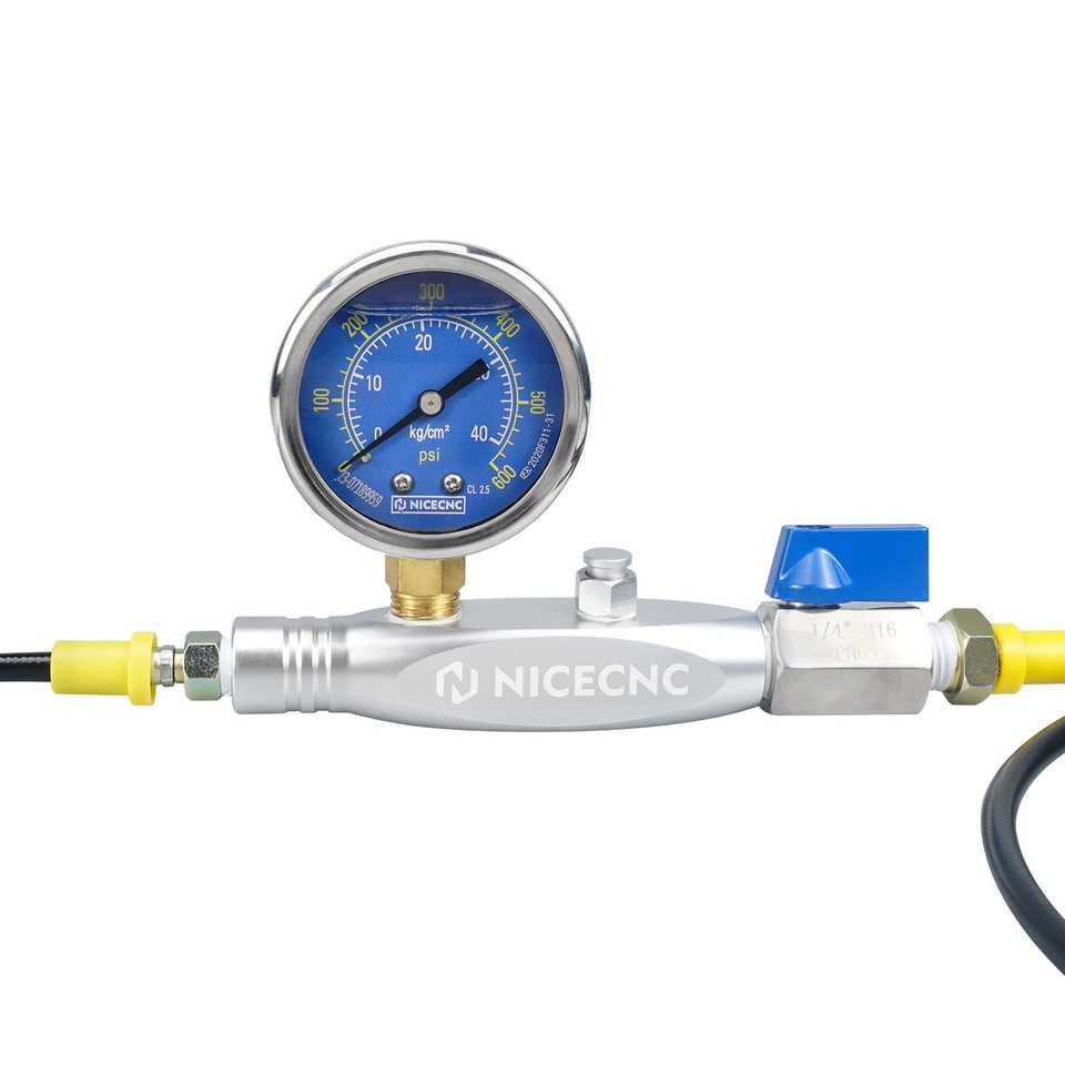 NICECNC Shock Nitrogen Regulator Fill Kit w/ No Loss Chuck with 600psi ...