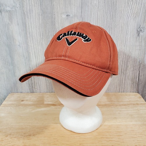 Callaway Golf Orange Embroidered Logo Adjustable Baseball Cap Hat | eBay