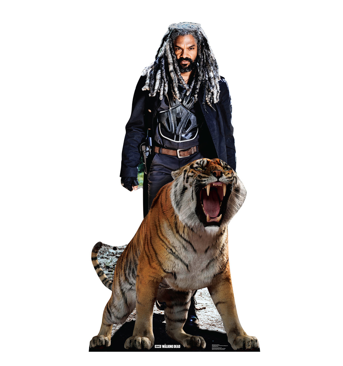 THE WALKING DEAD EZEKIEL SHIVA TIGER LIFESIZE CARDBOARD STANDUP STANDEE ...