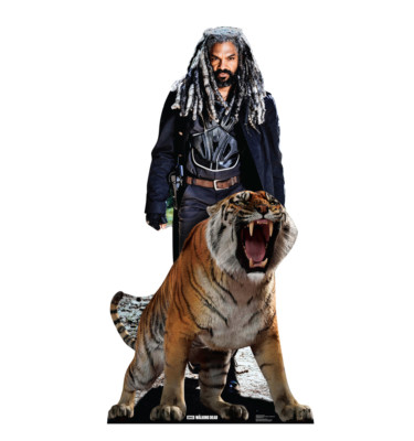 THE WALKING DEAD EZEKIEL SHIVA TIGER LIFESIZE CARDBOARD STANDUP STANDEE ...