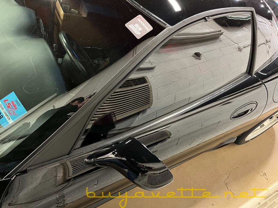 1999-2004 C5 Corvette FRC/Z06 Hardtop Windshield Side Reveal Moldings ...