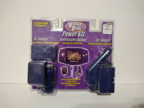 Nintendo Game Boy Advance Intec Value Pac Power Kit NOS 2003 PURPLE NIB ...