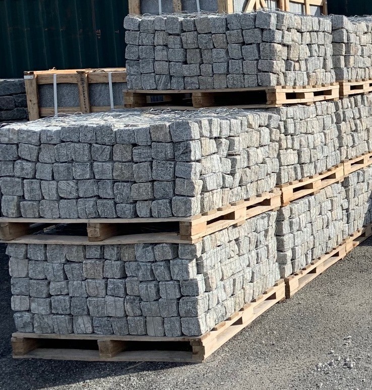 Granite Cobblestone/Belgian Block 4x4" BOXED SAMPLE CostRefund w 700sf ...