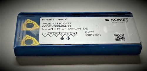 Komet 10 pcs WOEX 080404-11 BK77 Carbide inserts W29 42110.0477 BK77 | eBay
