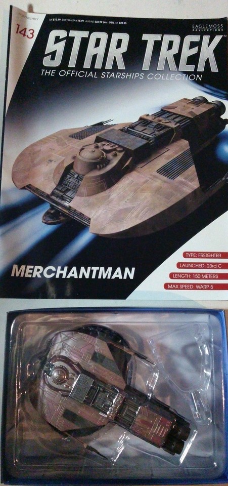Star Trek Starships Collection #143 & 144 Eaglemoss Die-cast Replica ...
