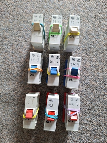 WYLEX PLUG IN MCB'S, SELECTION OF, USED. | eBay UK