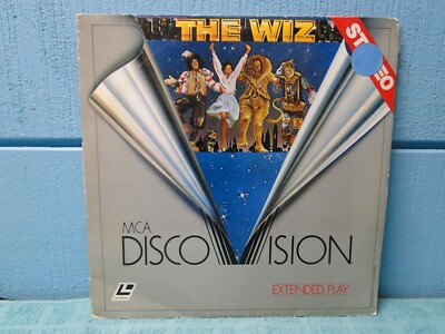 The Wiz Discovision Extended Play RARE Laserdisc 2 Disc Set -EXTRA LDs ...