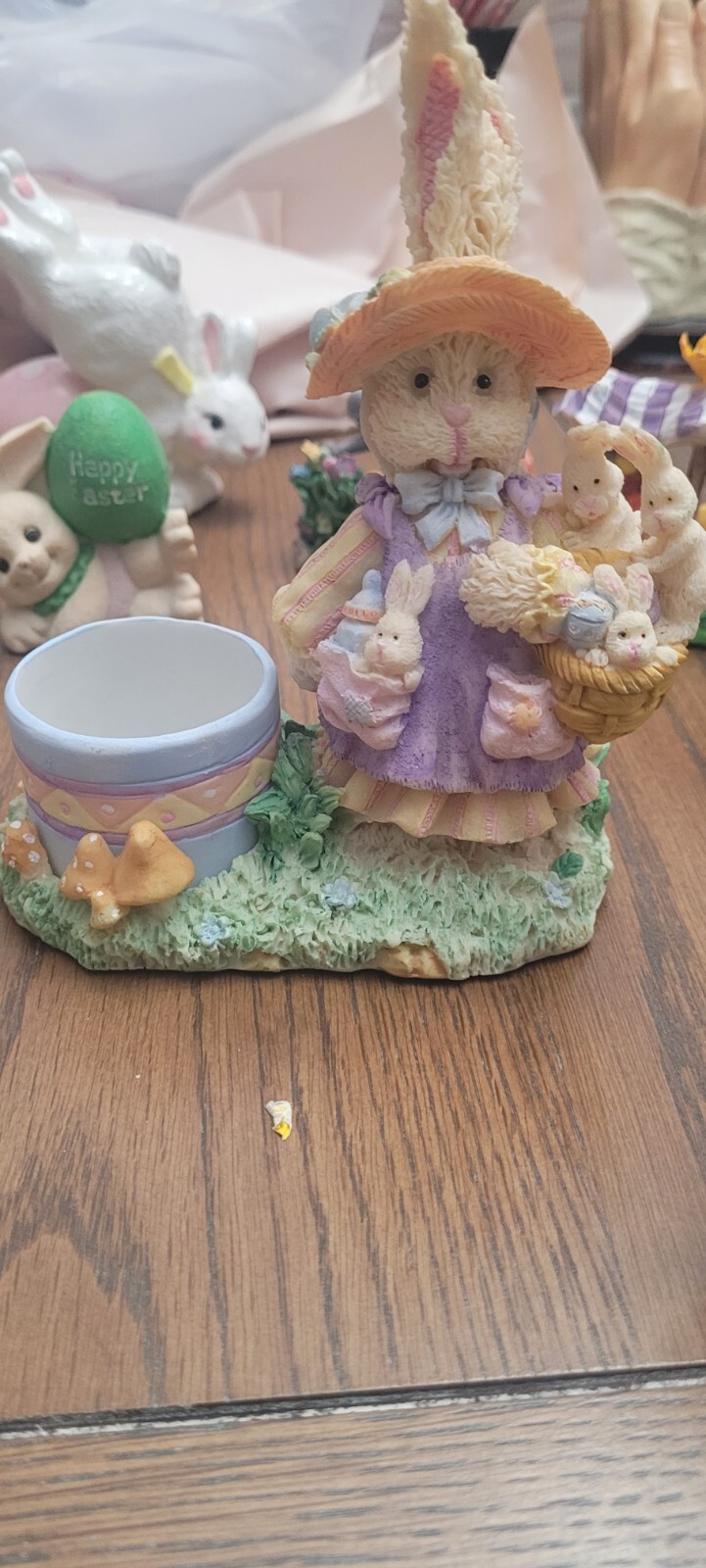 Easter Figurines Lot Bunnies | eBay