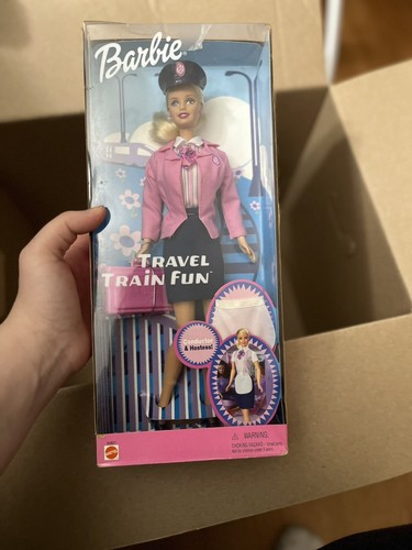2001 Barbie Travel Train Fun Doll Conductor & Hostess NRFB | eBay