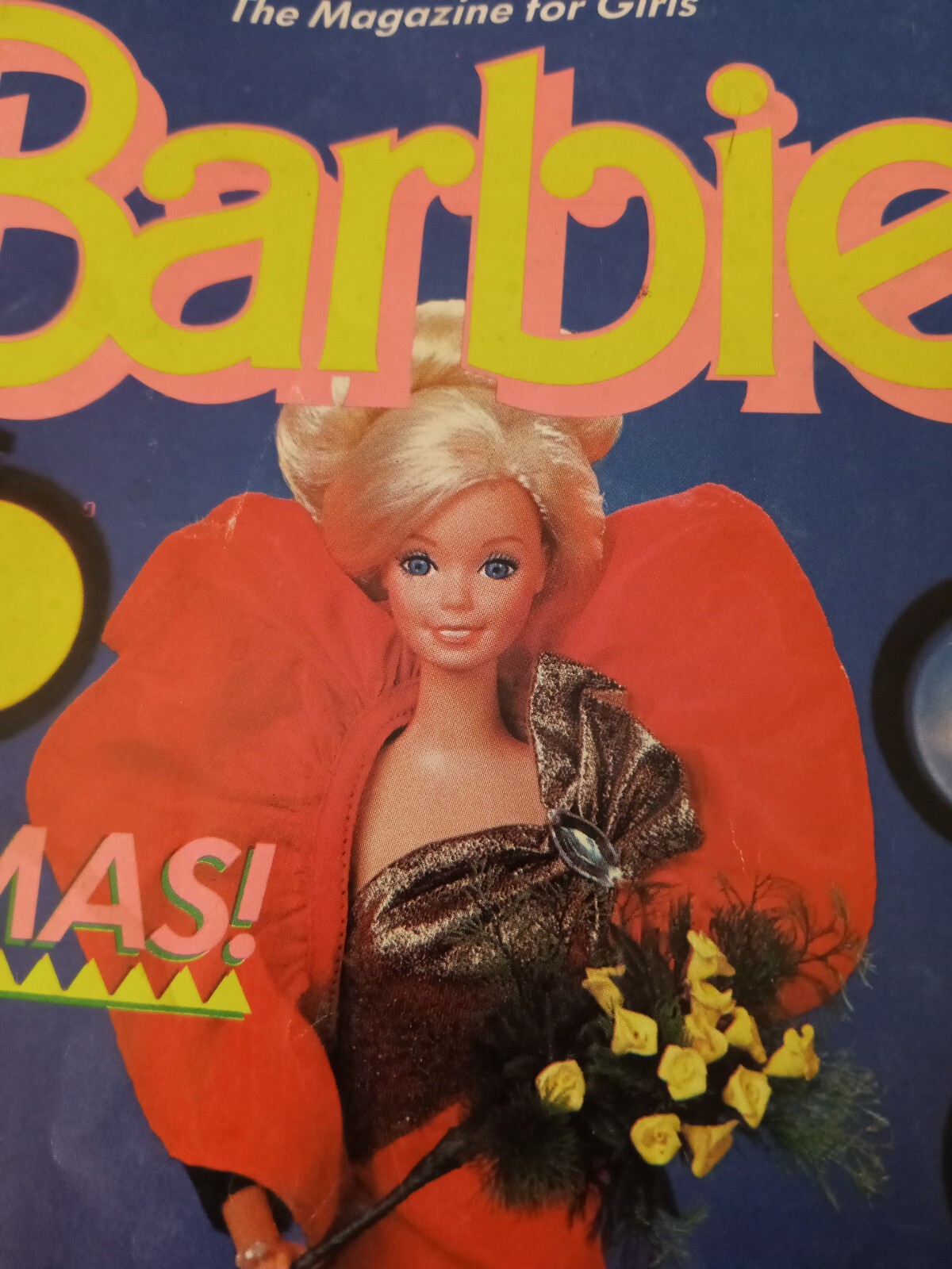 VINTAGE BARBIE DOLL MAGAZINE FOR GIRLS WINTER CHRISTMAS OF 1986 BOOK ...