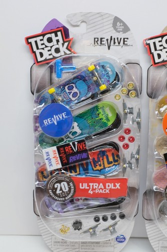 NEW SEALED LOT OF 2 Revive & Toy Machine Tech Deck 4 Packs | eBay
