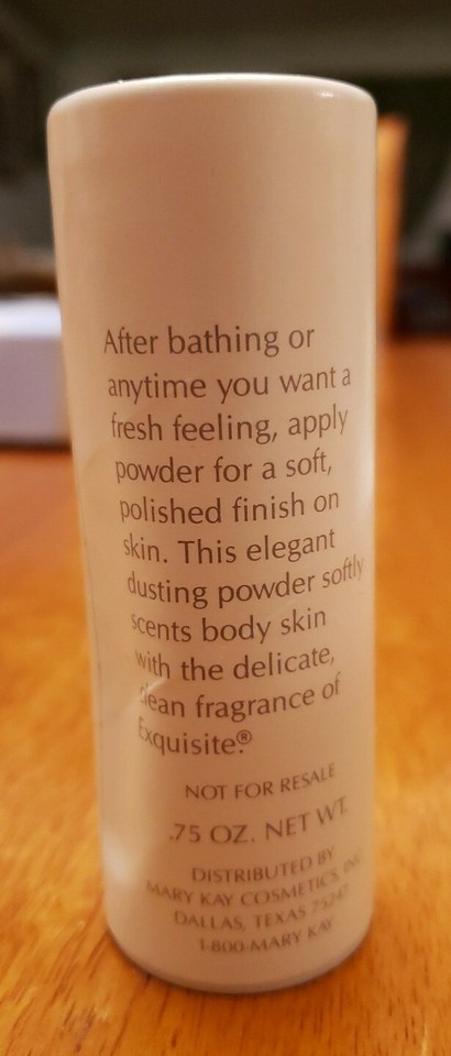 Mary Kay Exquisite Dusting Powder Travel Size .75 oz | eBay