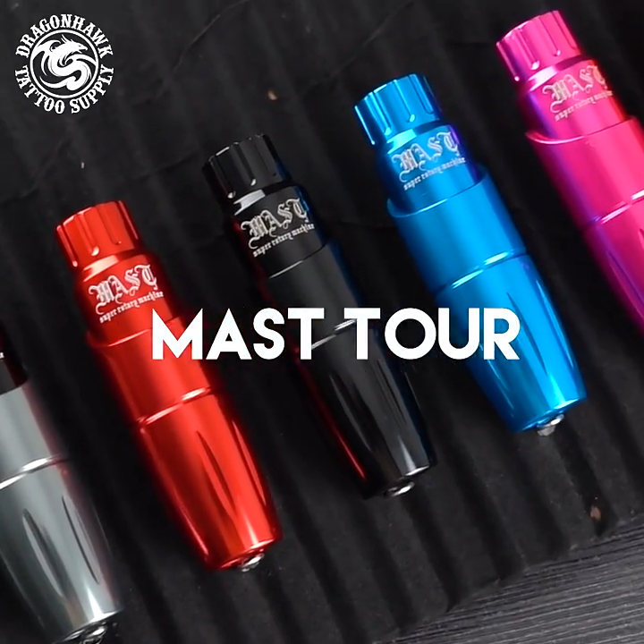 Mast Tour Wireless Rotary Tattoo Pen Machine Battery Power Permanent ...