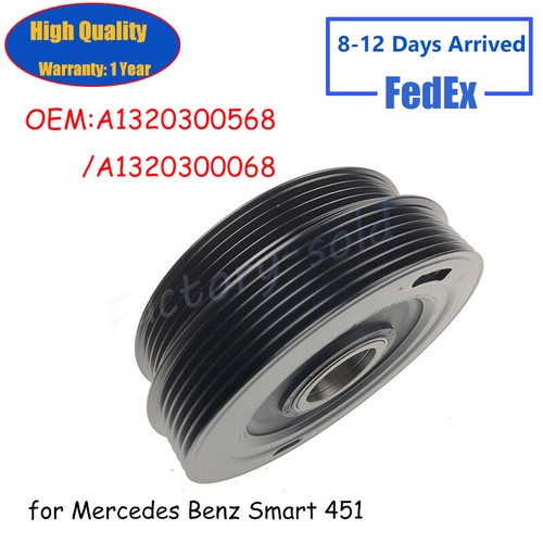 1* Sprocket Wheel Crankshaft Gear Pulley for Benz Smart 451 Fortwo ...