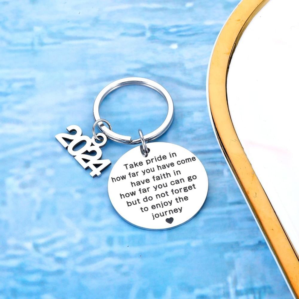 Stainless Steel Key Rings Inspirational Grad Gifts Portable Phone ...