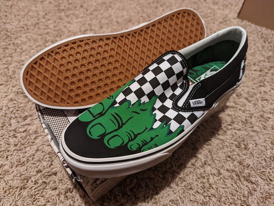 NEW Vans x Marvel The Incredible Hulk Unisex She Mens Shoes NEW ...