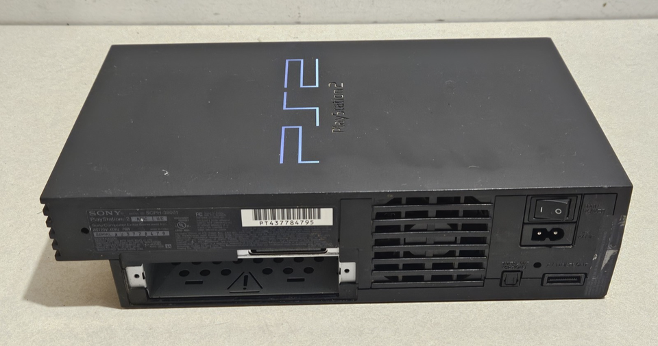 PlayStation 2 PS2 Fat Console Bundle SCPH-39001 w/ Controller + 2 Games ...