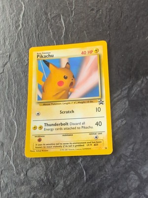 Pokemon Card - Pikachu (SNAP Promo) WoTC Black Star Promo #26 Promo | eBay