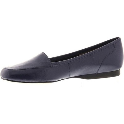 Array Womens Freedom Navy Leather Loafers Shoes 11 Wide (C,D,W) BHFO ...