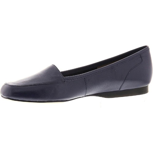 Array Womens Freedom Navy Leather Loafers Shoes 11 Wide (C,D,W) BHFO ...