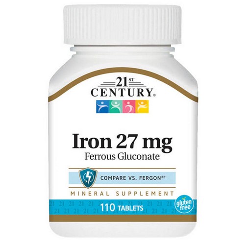 Iron 27 mg 110 Tablets By 21st Century | eBay