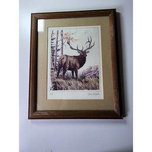 DAVE CHAPPLE Signed Limited Edition ELK Etching Print Matted Framed | eBay