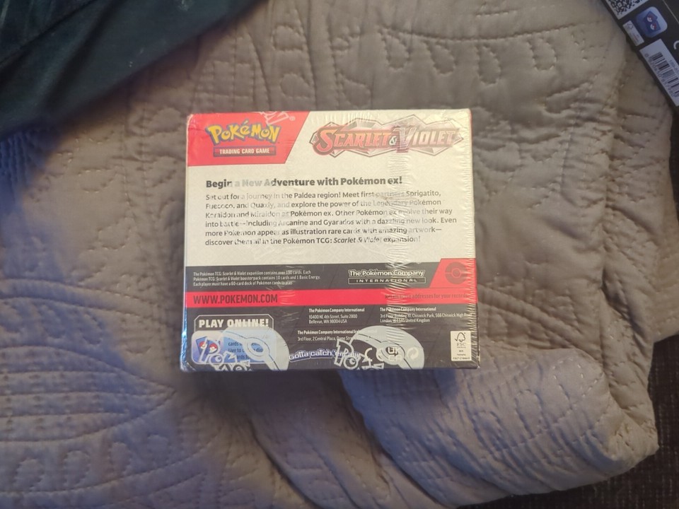 Pokemon Scarlet and Violet Base Set Booster Box SV1 | BRAND NEW SEALED ...