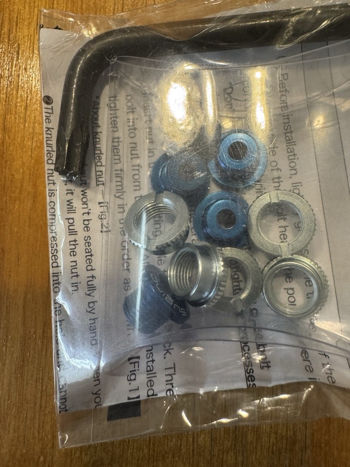 Sugino Alloy 701 Aluminum Single Chainring Bolt Set Blue, 10pc | eBay