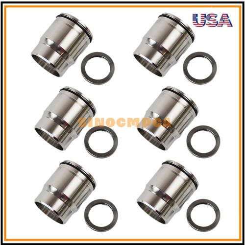 6pcs 3686961 3686883 3687210 Fuel Injector Sleeve Kit for Cummins ISX ...