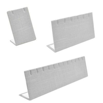 MODERN GREY LINEN EARRING DISPLAY STAND JEWELRY EARRING HOLDER DISPLAY ...