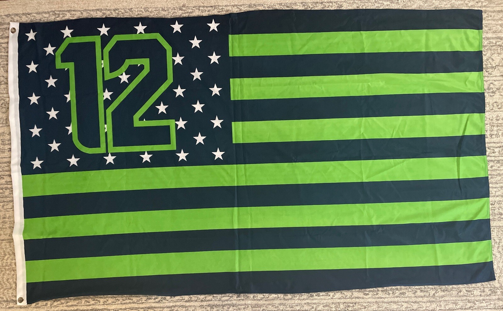 NFL Seattle Seahawks 12th Man Flag Banner 3'x5' w/grommets NWOT | eBay
