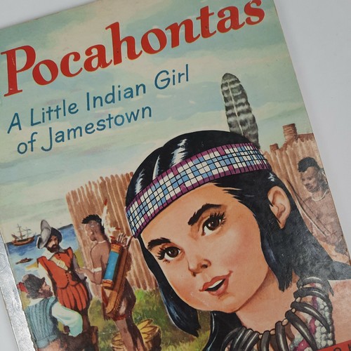 Vintage 1957 POCAHONTAS Little Indian Girl of Jamestown-Rand McNally ...