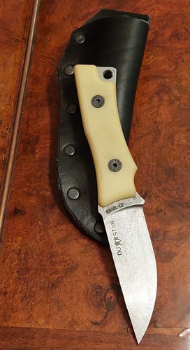 ISRAEL DUSTAR LAHAV BEIGE HANDLE COMBAT KNIFE D2 STEEL FULL TANG ...