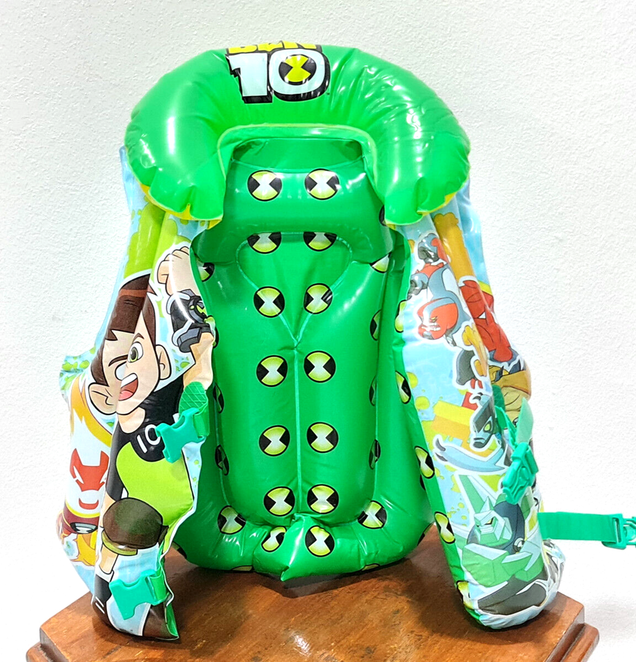 Cartoon Network Ben 10 Green Inner Colour Inflatable Swimming Vest ...