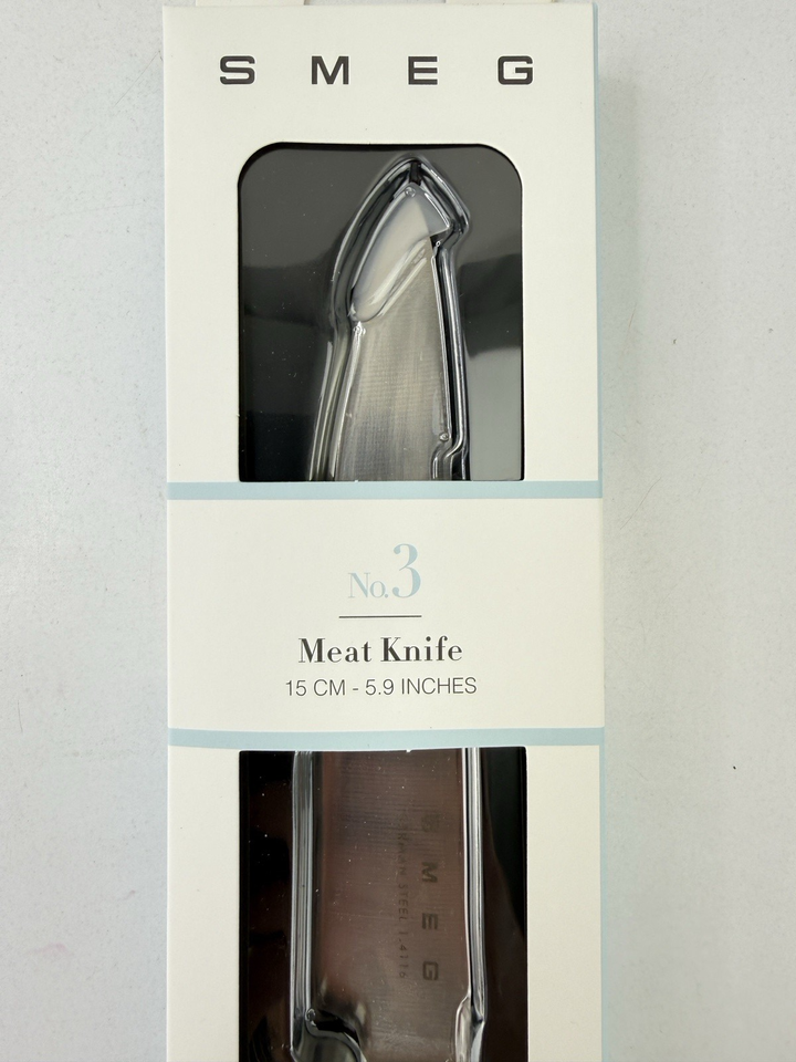 SMEG Meat Knife 15 cm No. 3 German Stainless Steel Brand New in Box ...