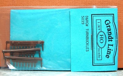 GRANDT LINE HO SCALE D&RGW TURNBUCKLES # 5039 | eBay