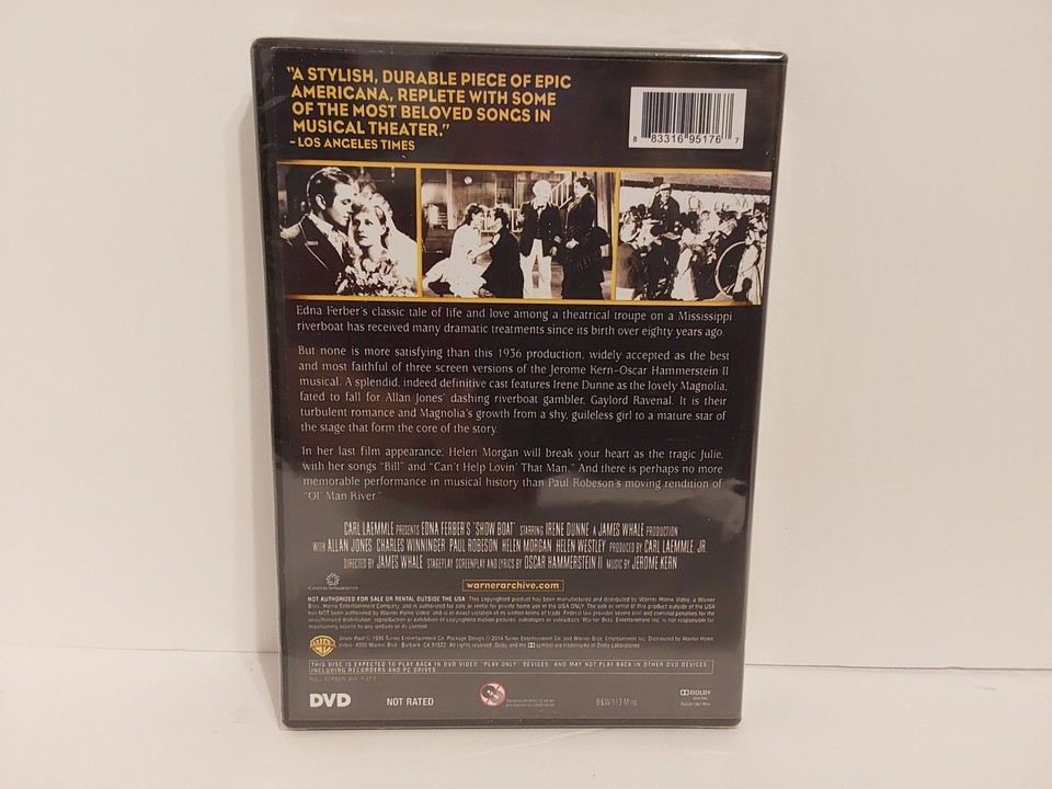 Show Boat DVD 1936 Irene Dunne, Allan Jones | eBay
