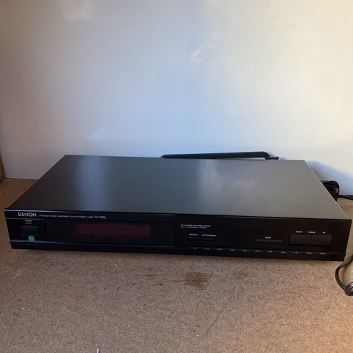 Denon TU-260L AM-FM Stereo Tuner Black Separate Hi-Fi Working Condition ...