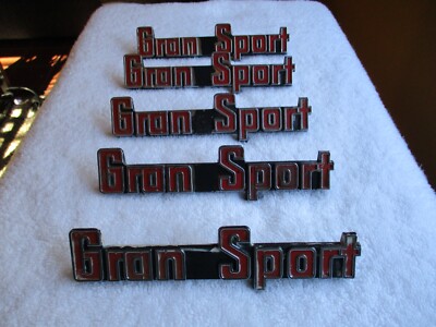 1965 BUICK RIVIERA GRAN SPORT LARGE FENDER EMBLEM GS 1375168 | eBay